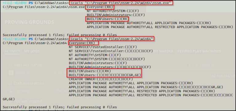 Proving Grounds – Heist - Walkthrough Write-Up PG Practice