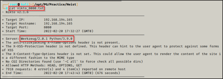 Proving Grounds – Heist - Walkthrough Write-Up PG Practice