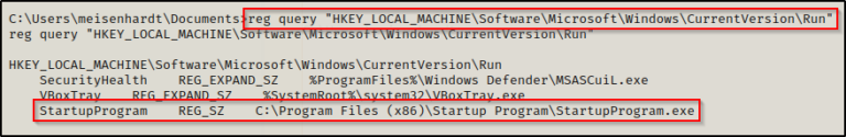 Autorun Startup Registry Keys – Windows Privilege Escalation