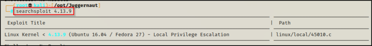 Kernel Exploits – Linux Privilege Escalation