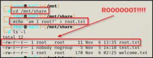 NFS Share no_root_squash – Linux Privilege Escalation