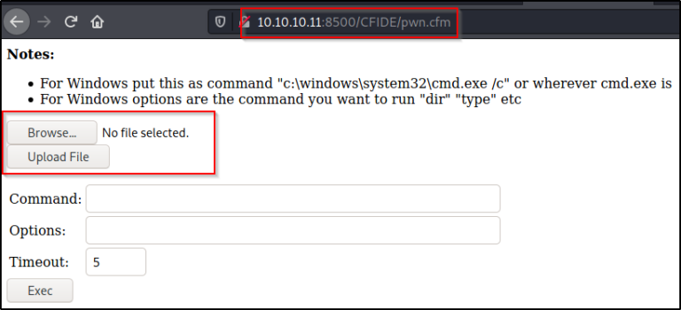 HackTheBox – Arctic - Walkthrough Write-Up HTB