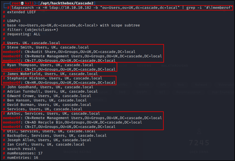 HackTheBox – Cascade - Walkthrough Write-Up HTB