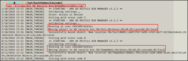 HackTheBox – Cascade - Walkthrough Write-Up HTB