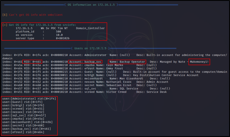 AD Recon – MSRPC Over SMB (135/139/445) - Juggernaut-Sec