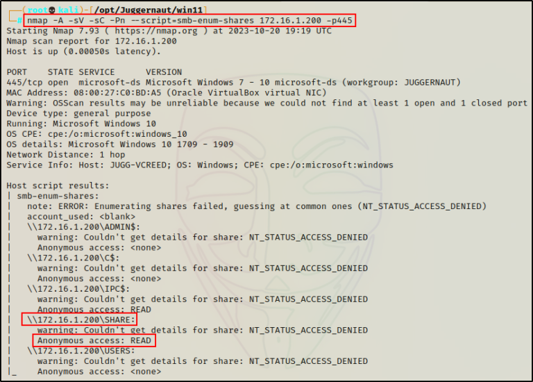 AD Recon – NetBIOS (137/138/139) and SMB (445) Part-1